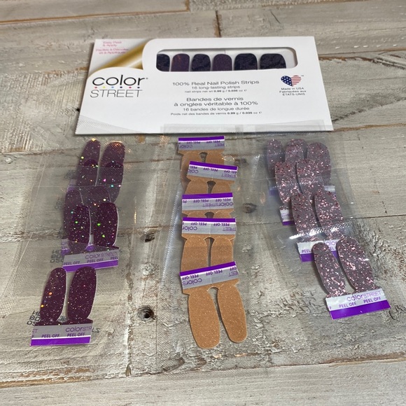 Color Street | Bath & Body | Color Street Bundle 4 Sets Nail Polish ...